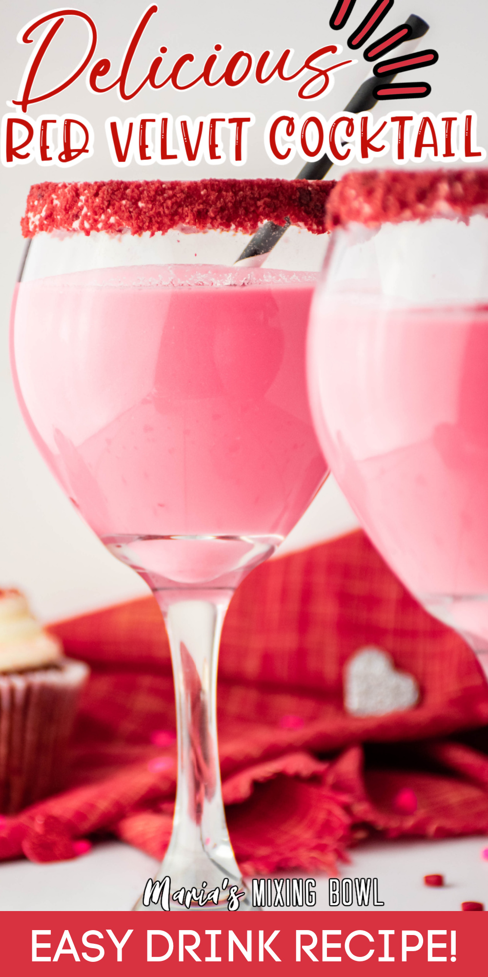 Red Velvet Cocktail - Maria's Mixing Bowl