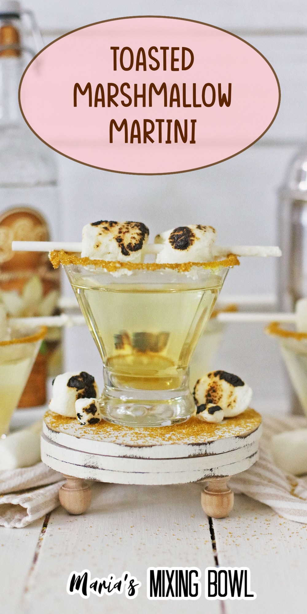 Toasted Marshmallow Martini - Maria's Mixing Bowl