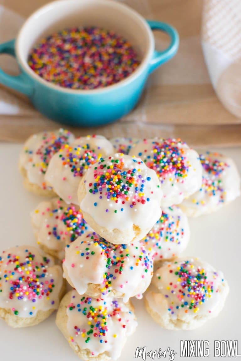 Italian Sprinkle Cookies - Maria's Mixing Bowl