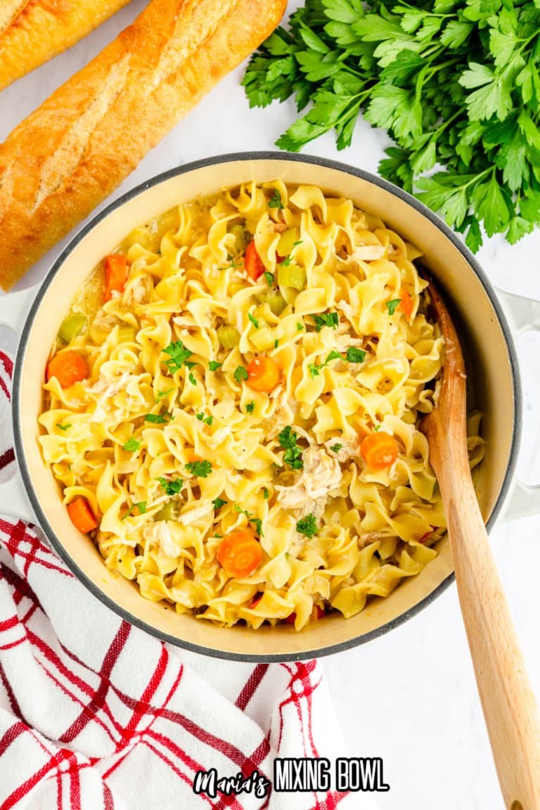 Chicken Cafeteria Noodles - Maria's Mixing Bowl