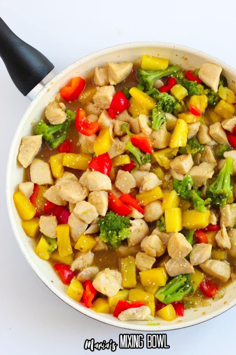 Skillet Pineapple Chicken - Maria's Mixing Bowl