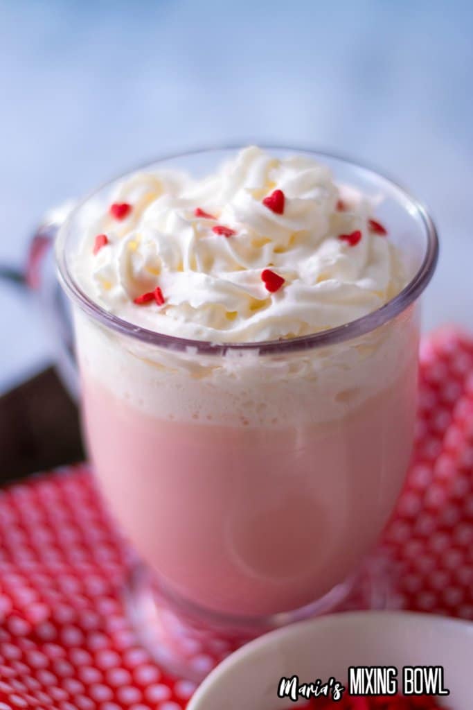 Valentine's Hot Chocolate - Maria's Mixing Bowl