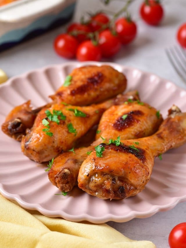 Oven Baked Bbq Chicken Legs Marias Mixing Bowl