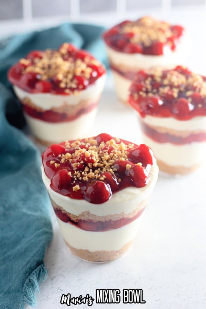Cherry Cheesecake Cups - Maria's Mixing Bowl