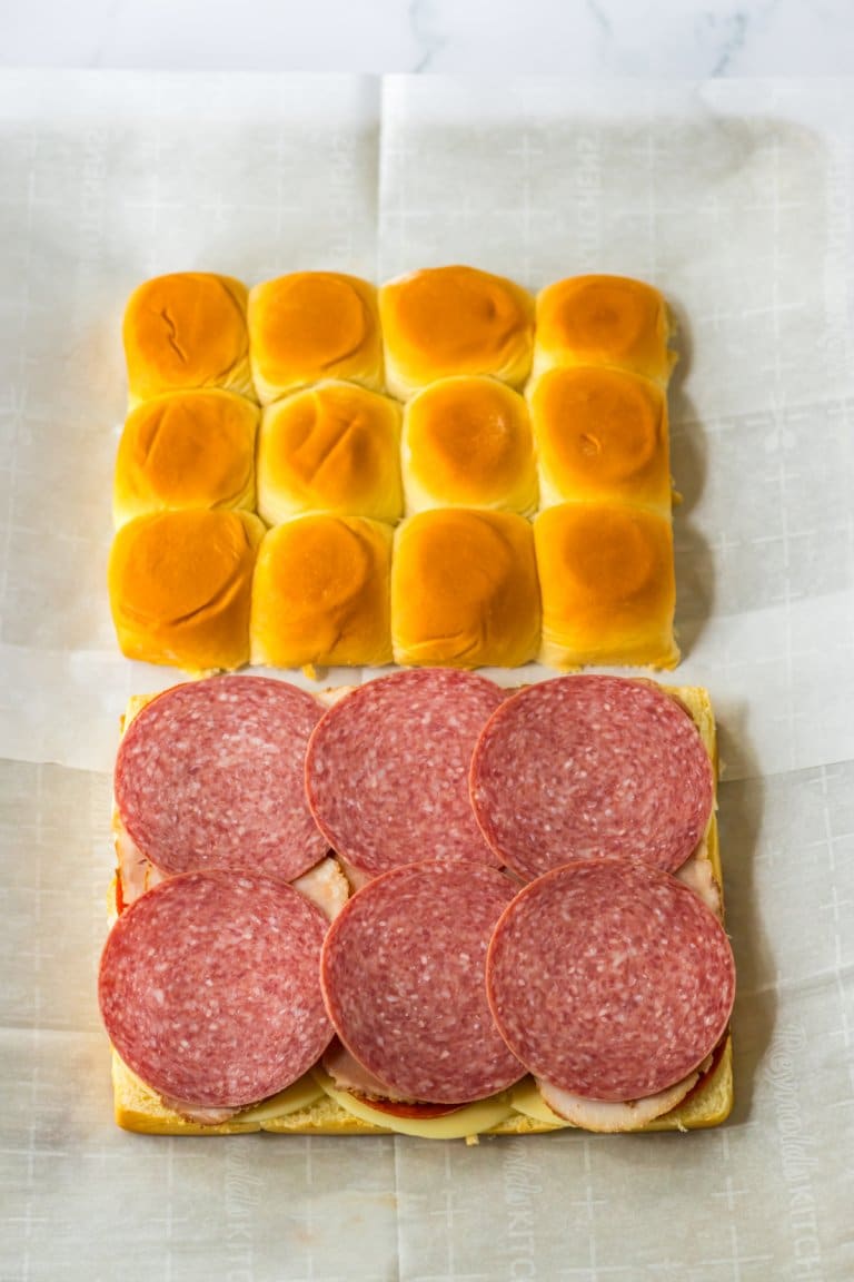 Italian Sub Sliders - Maria's Mixing Bowl
