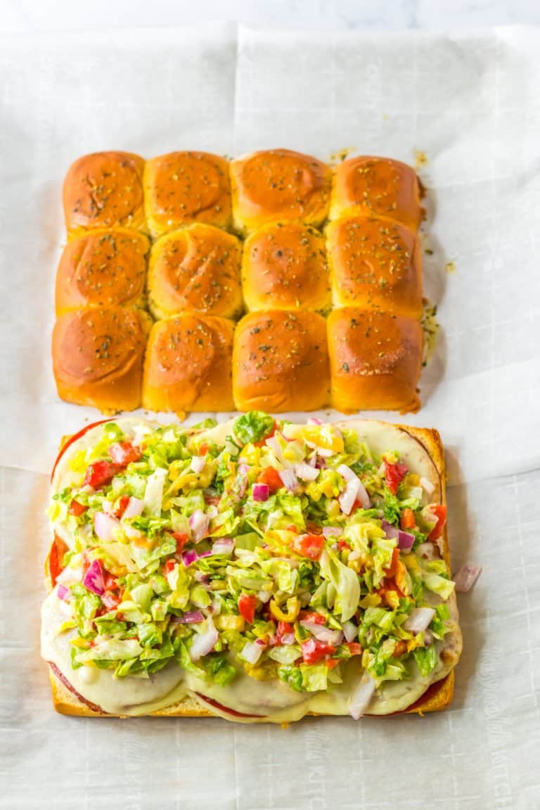 Italian Sub Sliders - Maria's Mixing Bowl