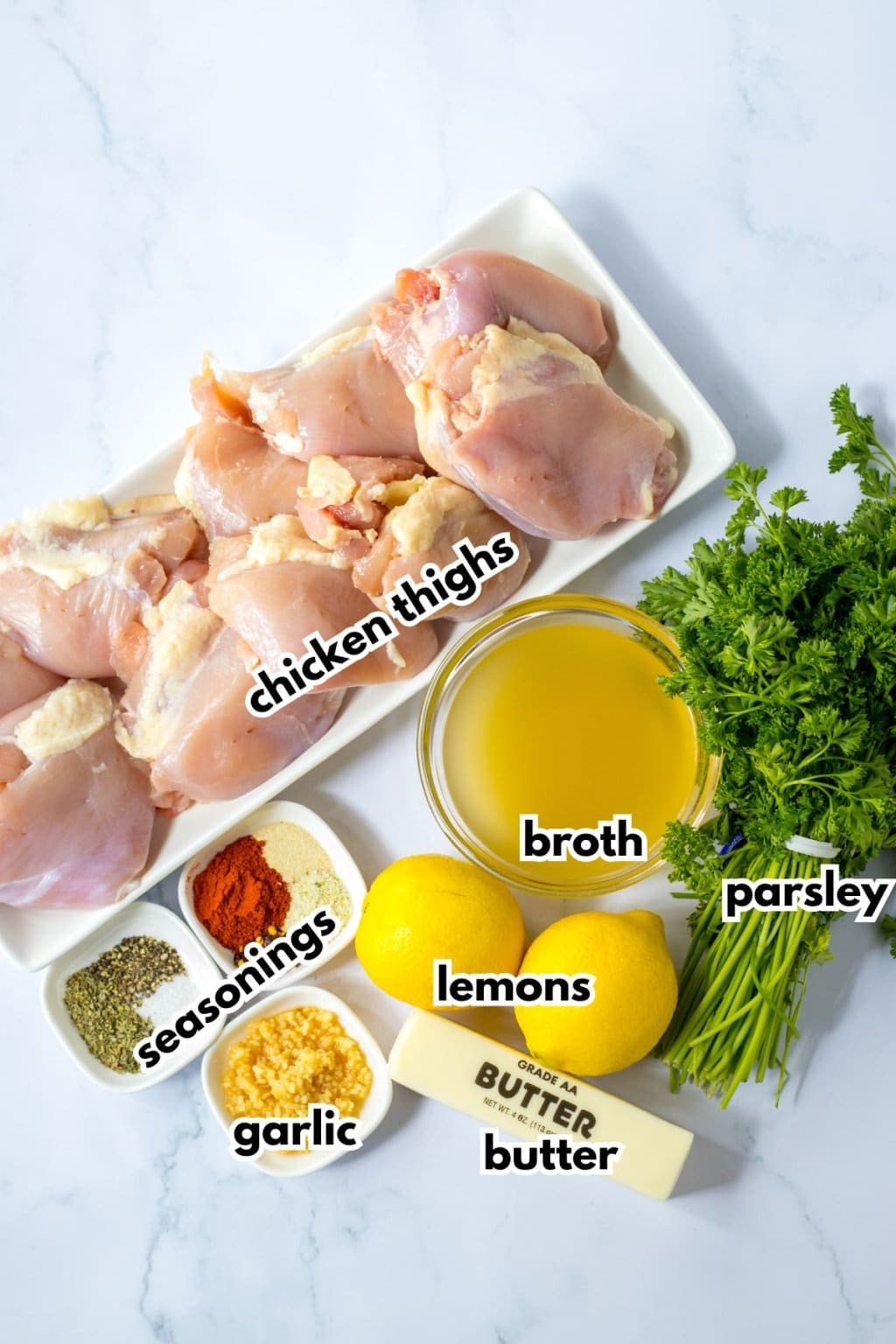 Slow Cooker Lemon Chicken Thighs - Maria's Mixing Bowl