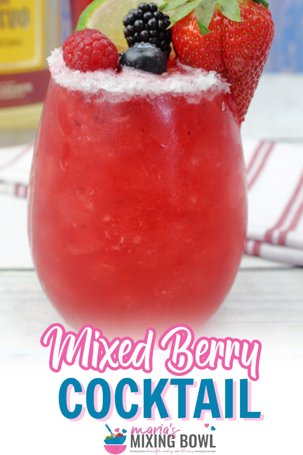 Mixed Berry Cocktail - Maria's Mixing Bowl