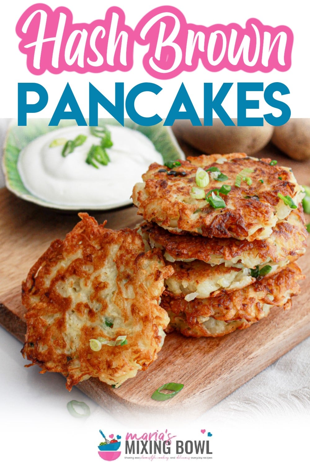Hash Brown Pancakes - Maria's Mixing Bowl