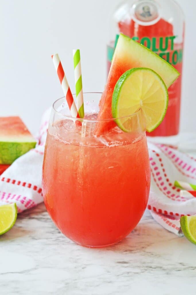Watermelon Crush Cocktail - Maria's Mixing Bowl