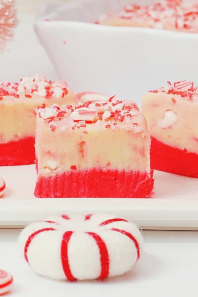 Candy Cane Fudge - Maria's Mixing Bowl