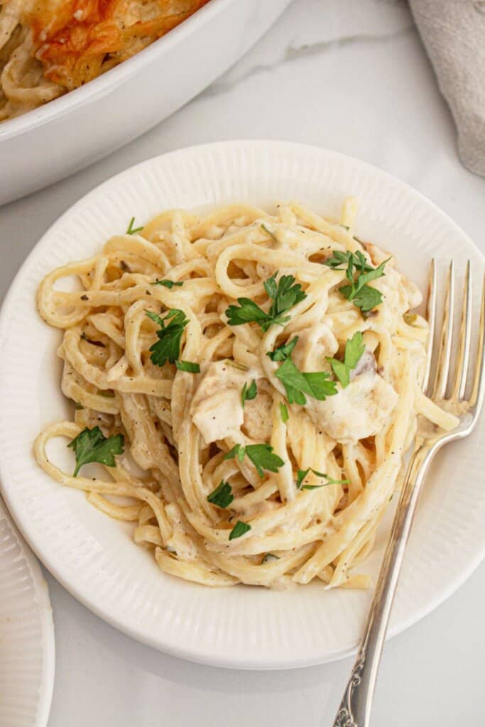 Easy Chicken Tetrazzini - Maria's Mixing Bowl