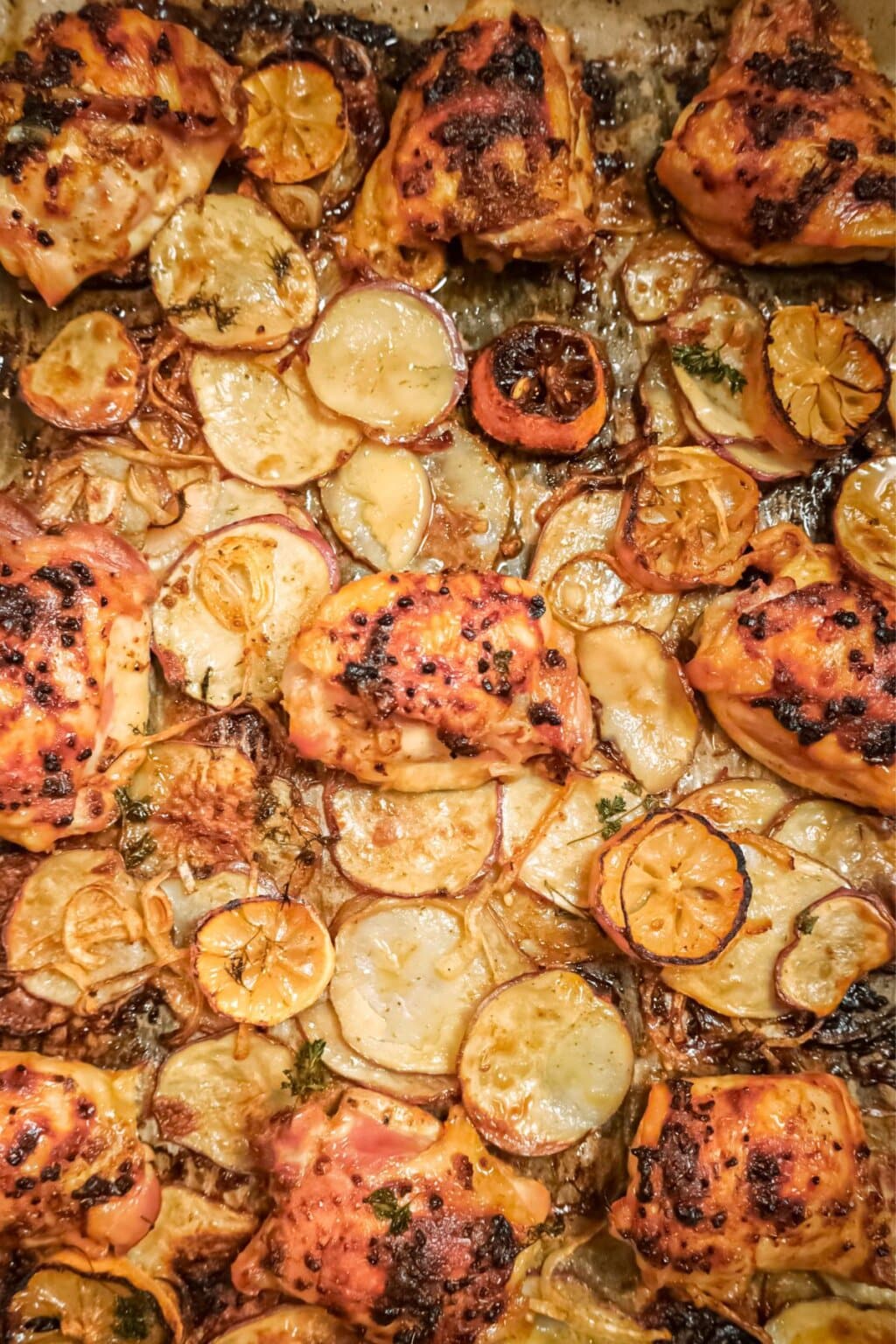 Sheet Pan Lemon Chicken and Potatoes - Maria's Mixing Bowl