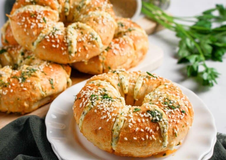 Cream Cheese Stuffed Bagels - Maria's Mixing Bowl