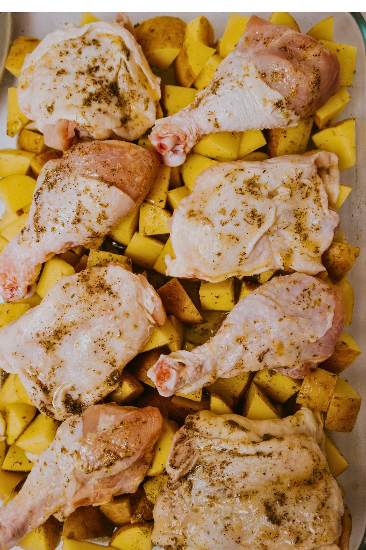Greek Chicken and Lemon Potatoes - Maria's Mixing Bowl
