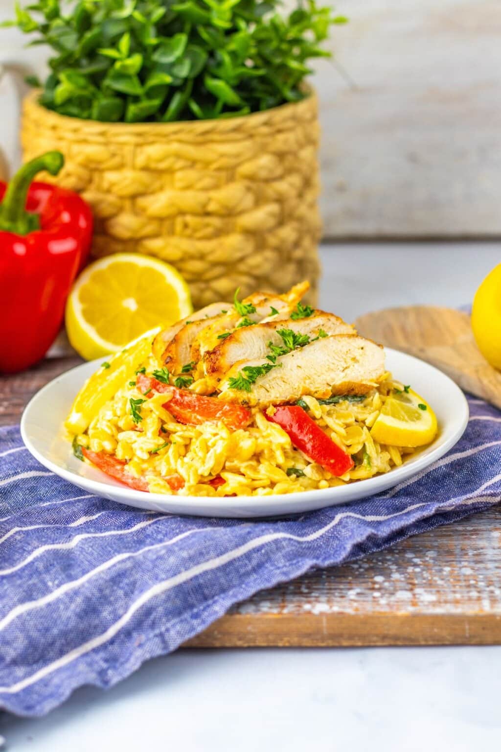 Lemon Chicken and Orzo - Maria's Mixing Bowl